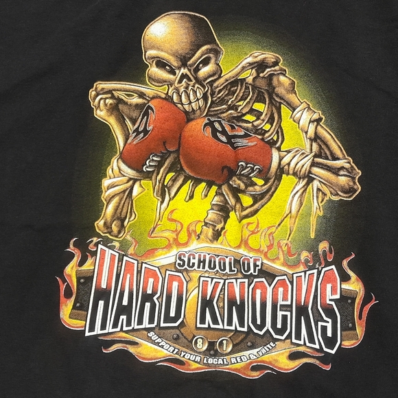 Gildan | Shirts | Support Your Local 8 Vintage 9s Hells Angels Skeleton ...